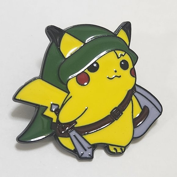 Accessories | Pokmon Pikachu As Link Zelda Costume Metal Enamel Pin ...